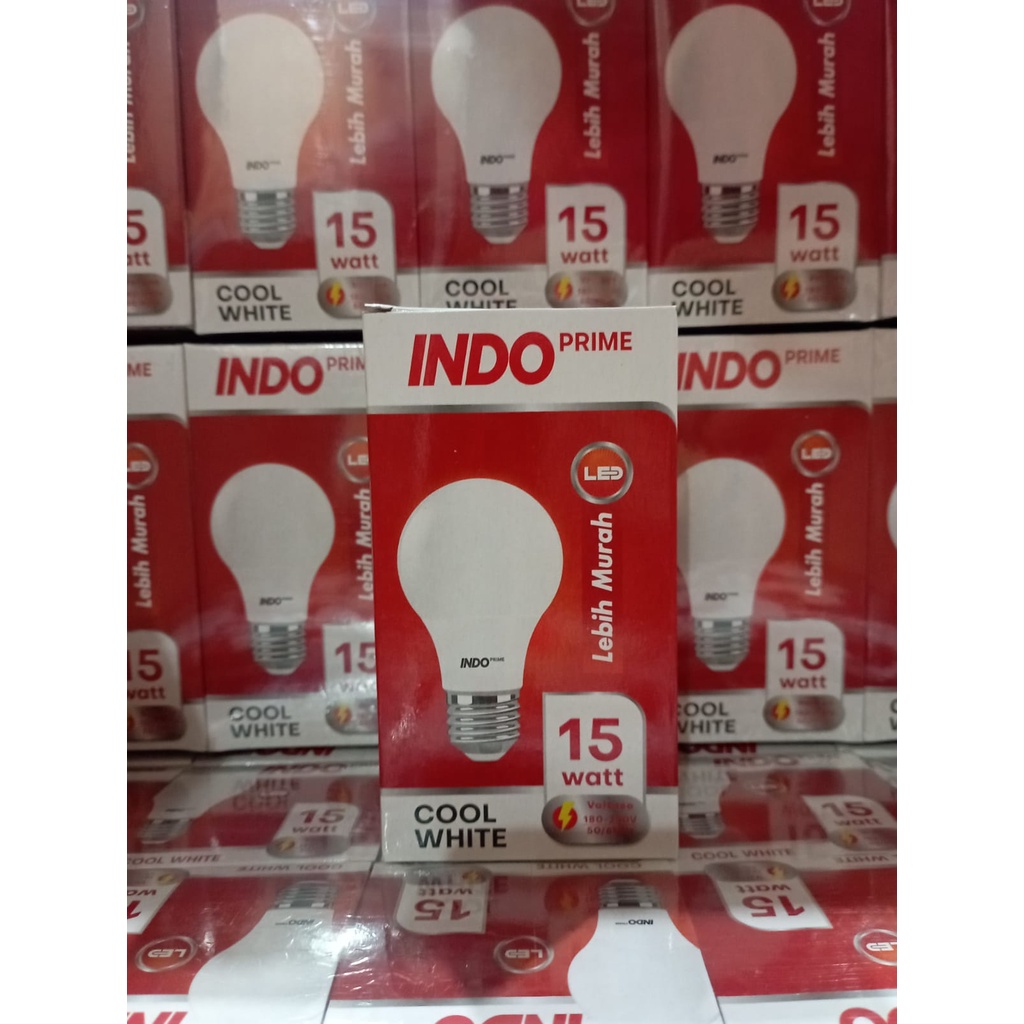 Jual LAMPU MURAH LED INDO PRIME 15 WATT MURAH BERGRANSI 1 TAHUN ...