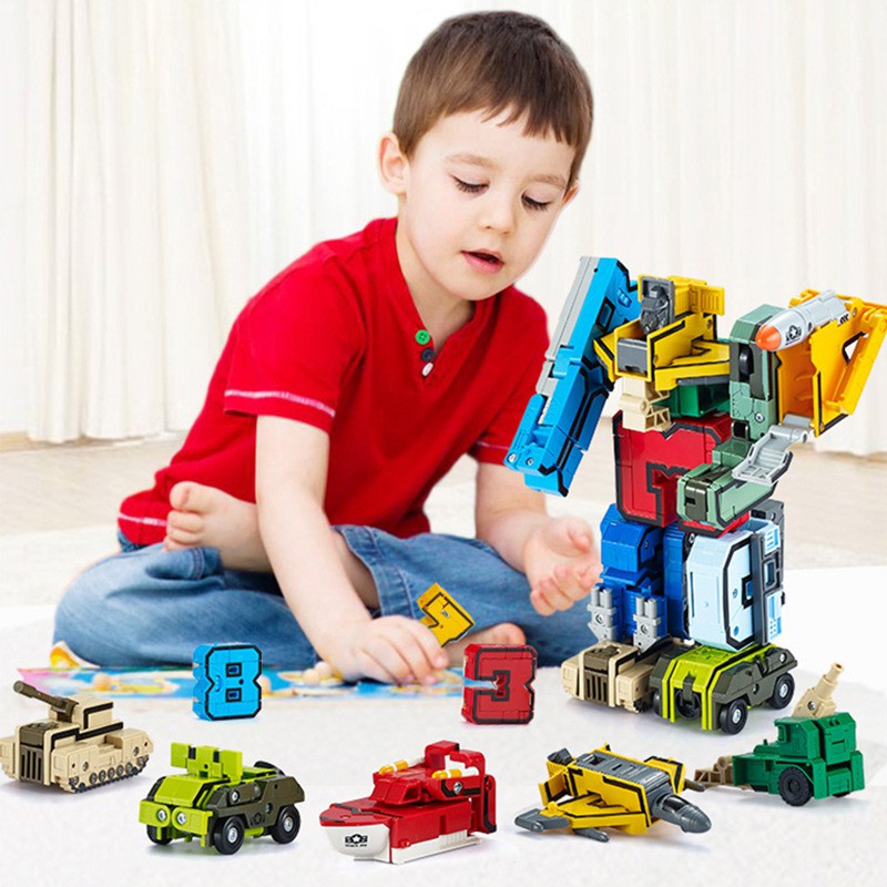 Jual TRANSFORMER MEGABOTS ANGKA 0 - 9 BLOCK BONGKAR PASANG ROBOT ...