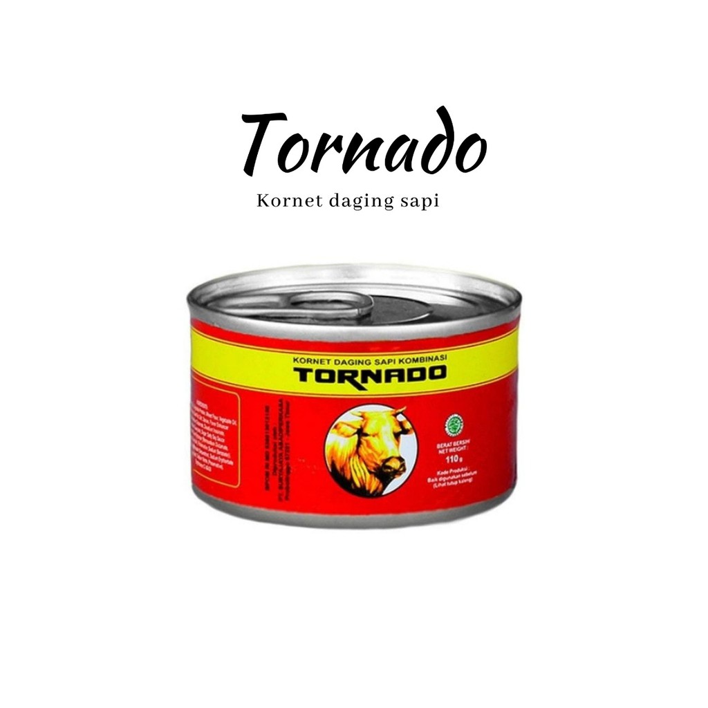 Jual Cip Corned Beef Tornado/ Kornet Daging Sapi Halal 100gr dan 200gr ...