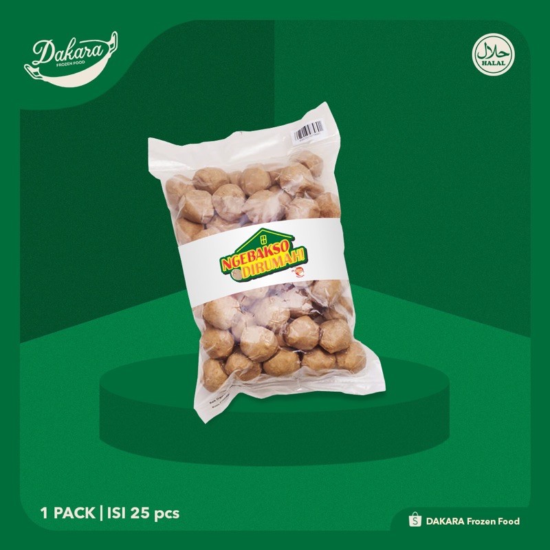 Jual Bakso Polos Kecil Frozen Siap Masak isi 25 pcs | Shopee Indonesia