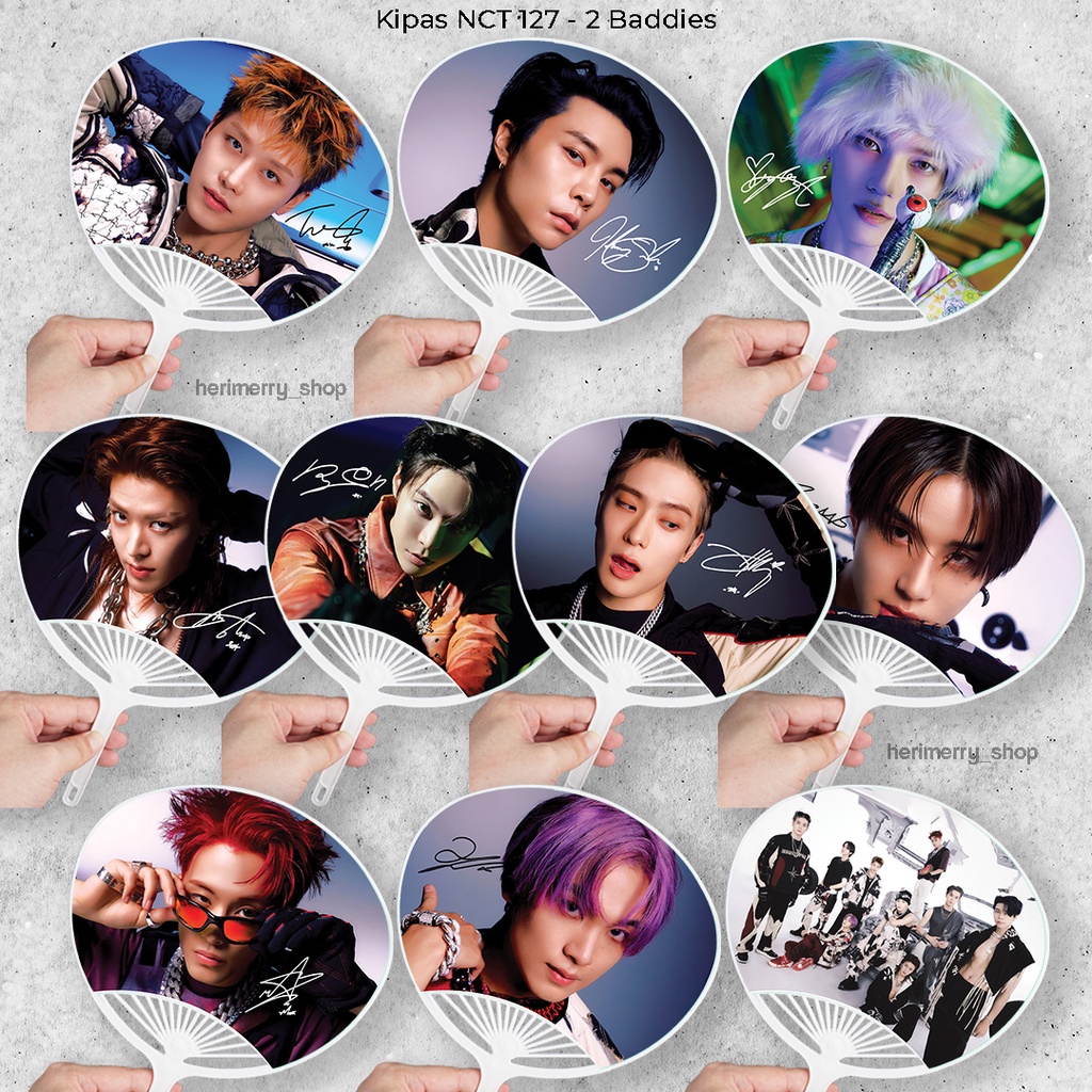 Jual Kipas NCT127 2 Baddies - Merchandise KPOP Hand fan Unofficial ...