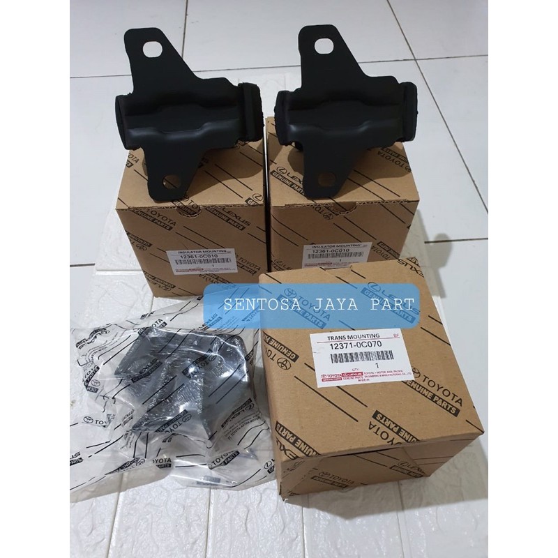 Jual ENGINE MOUNTING INNOVA FORTUNER HILUX BENSIN 3PC ORIGINAL | Shopee ...
