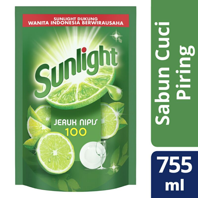 Jual Sunlight Lime Sabun Cuci Piring Jeruk Nipis 755 Ml -Sabun Pencuci Piring | Shopee Indonesia