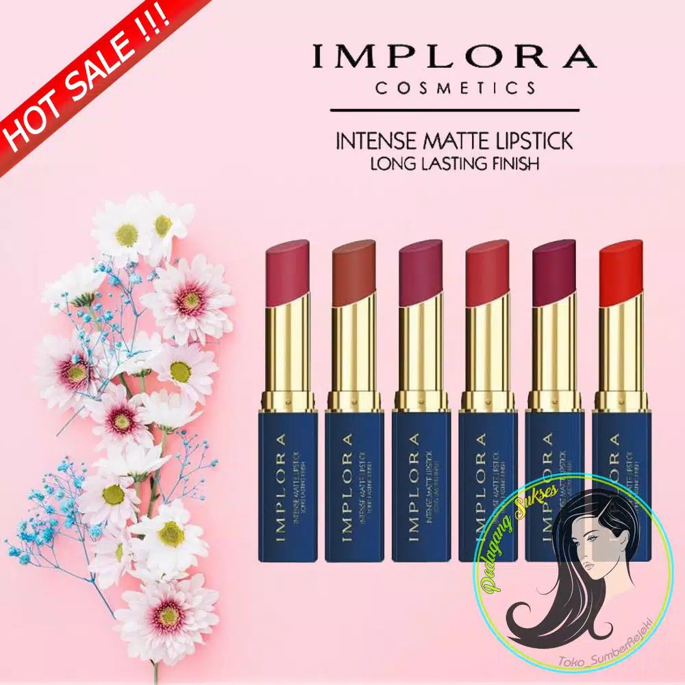 Jual Implora ( ️) LIPSTIK Matte | lipstik INTENSE | Shopee Indonesia