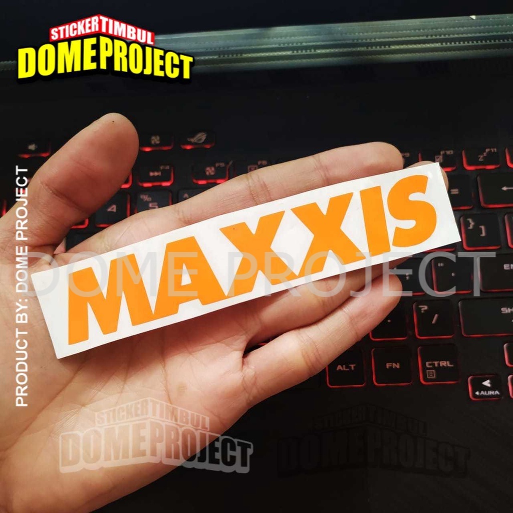 Jual STICKER MAXXIS CUTTING STIKER SATUAN STIKER MOTOR | Shopee Indonesia