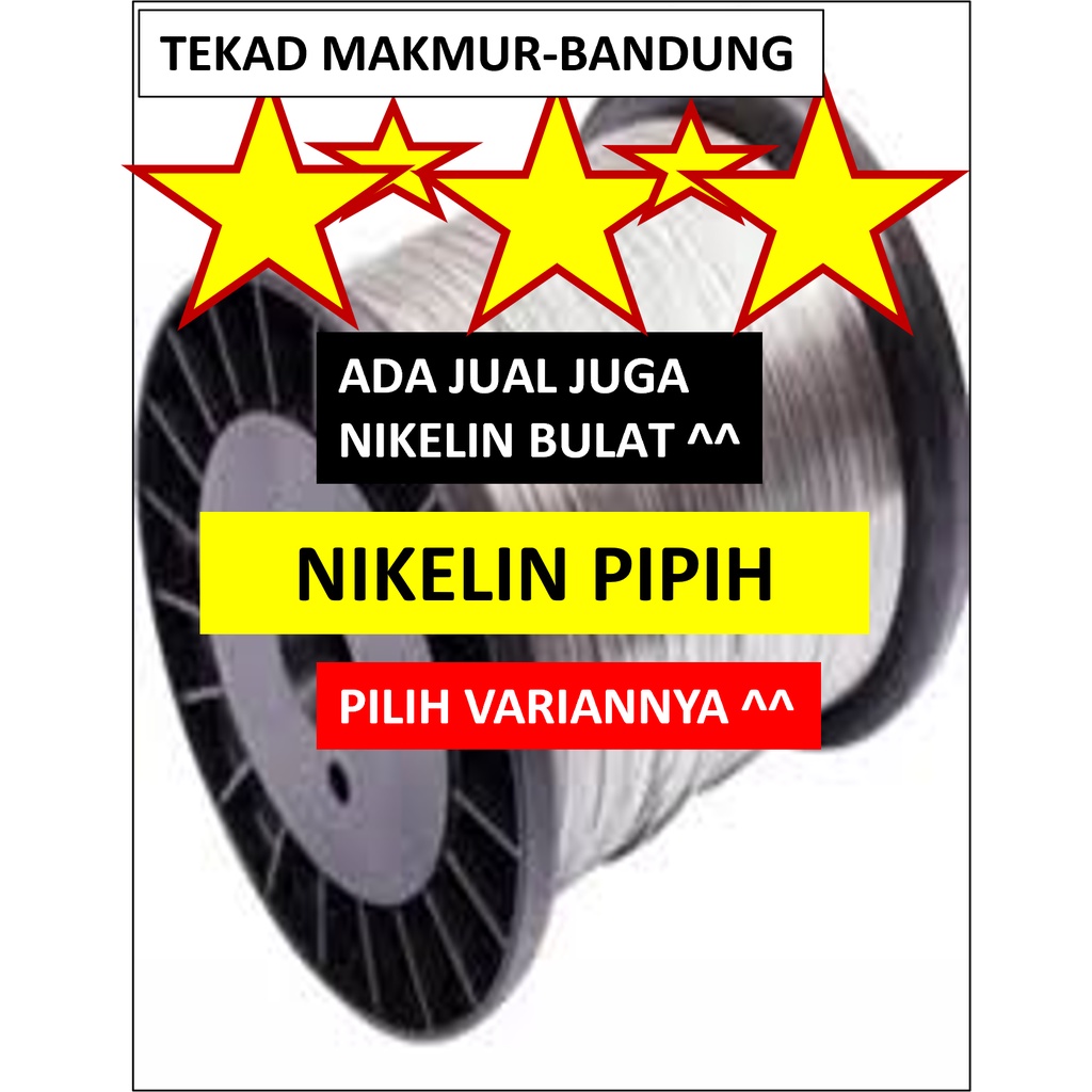 Jual Kawat Pemanas Niklin Pipih Gepeng - Meteran - Nikrom Nikelin ...