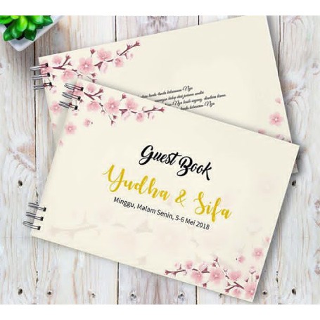 Jual GUESTBOOK CUSTOM HARD COVER / CUSTOM DESIGN / BUKU TAMU PERNIKAHAN ...