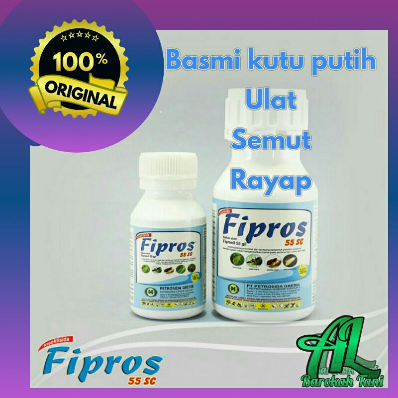 Jual Insektisida / Racun semut, Ulat dan Belalang FIPROS Kemasan 250 ml ...