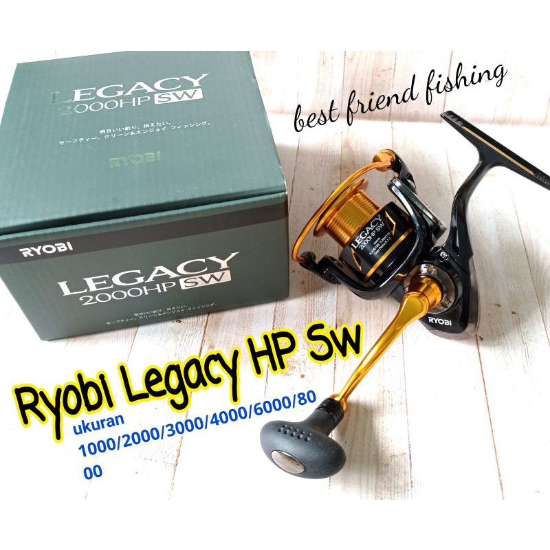 Jual Reel Ryobi Legacy Hp Sw 1000,2000,3000,4000,8000 SALTWATER ...