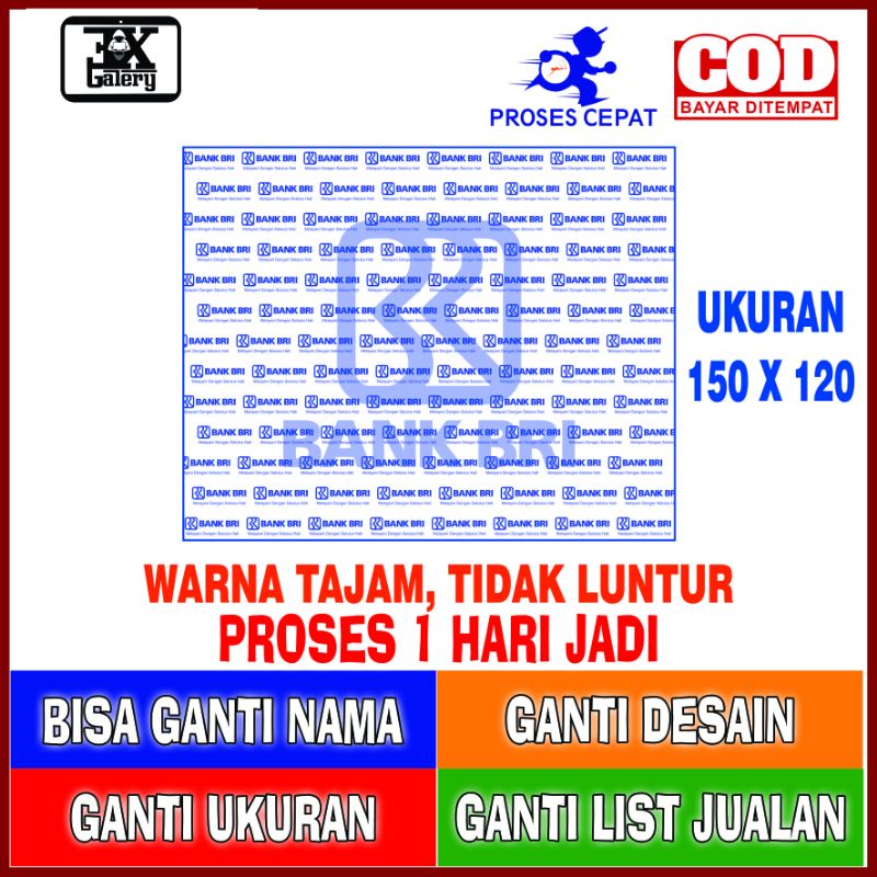 Jual BACKDROP BRI, BRILINK, SPANDUK BANNER BRILINK TERMURAH PAKET HEMAT ...