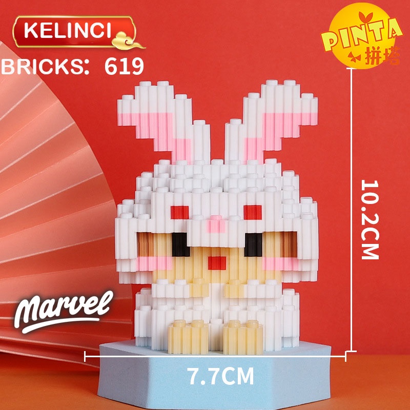 Jual Nano Block 12 Shio Series | Bricks education Nano Block ( kado dan ...