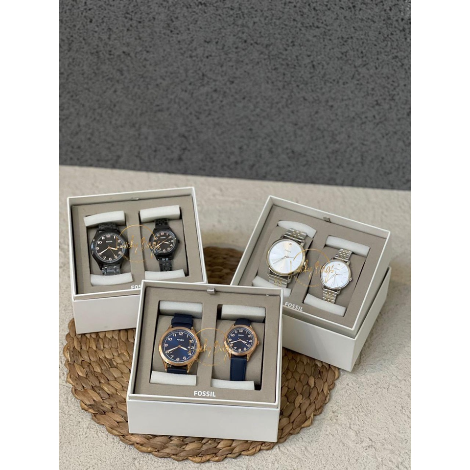 Jual FS watch set/jam couple (authentic / original ) | Shopee Indonesia