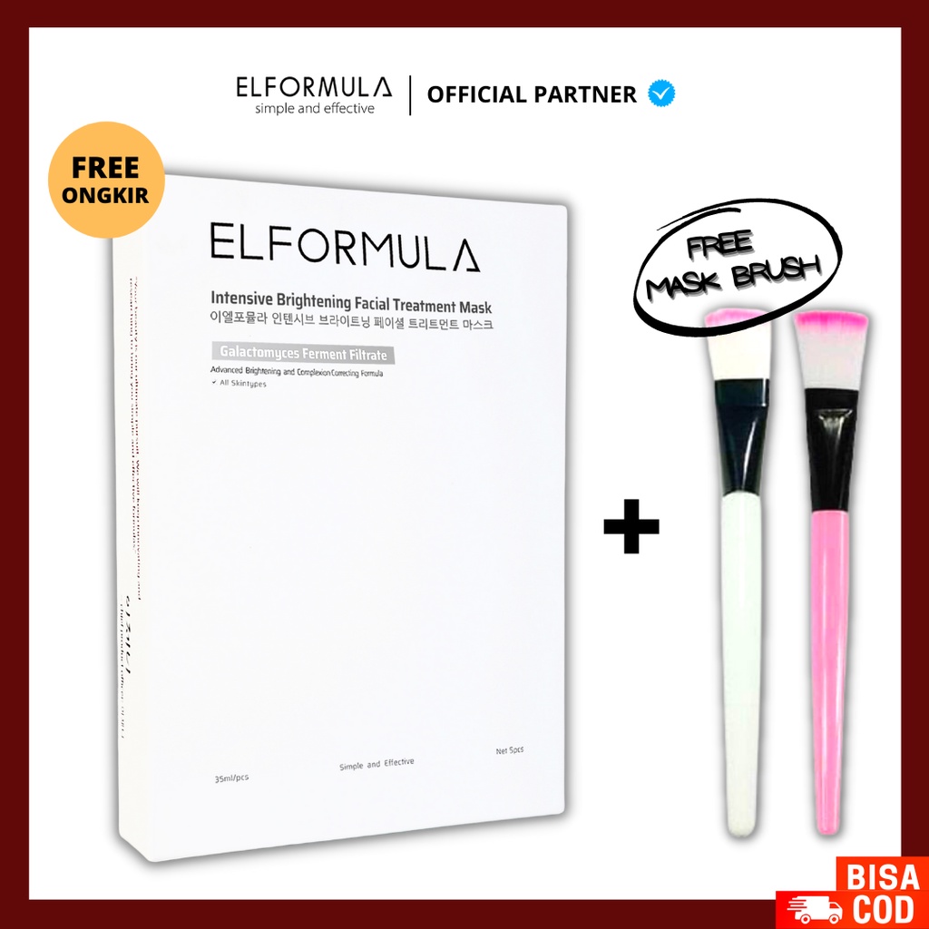 Jual [ FREE GIFT ] Elformula Intensive Brightening Facial Treatment ...