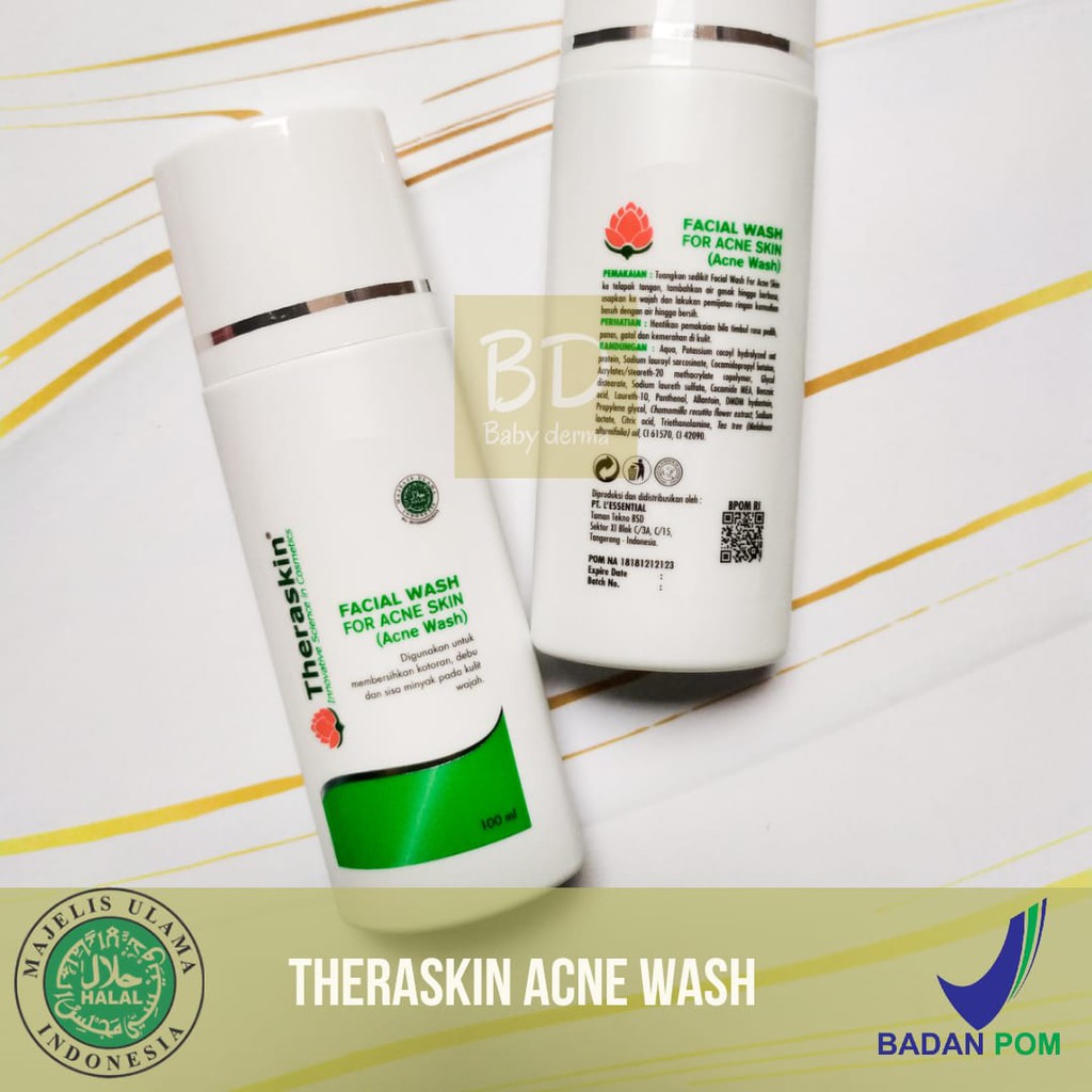 Jual THERASKIN FACIAL WASH FOR ACNE SKIN / SABUN WAJAH UNTUK KULIT ...