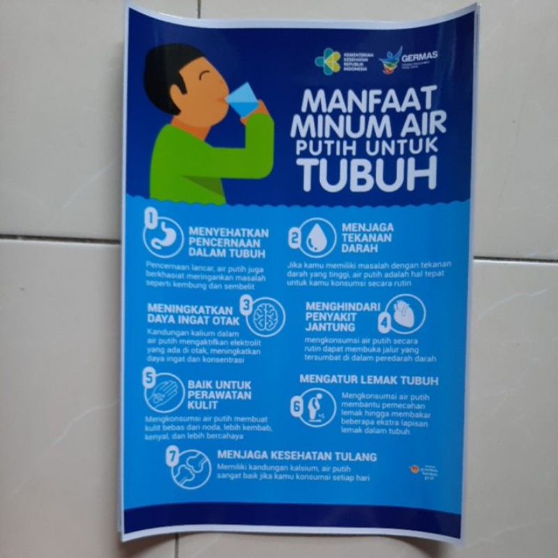 Jual Poster Manfaat Minum Air | Shopee Indonesia