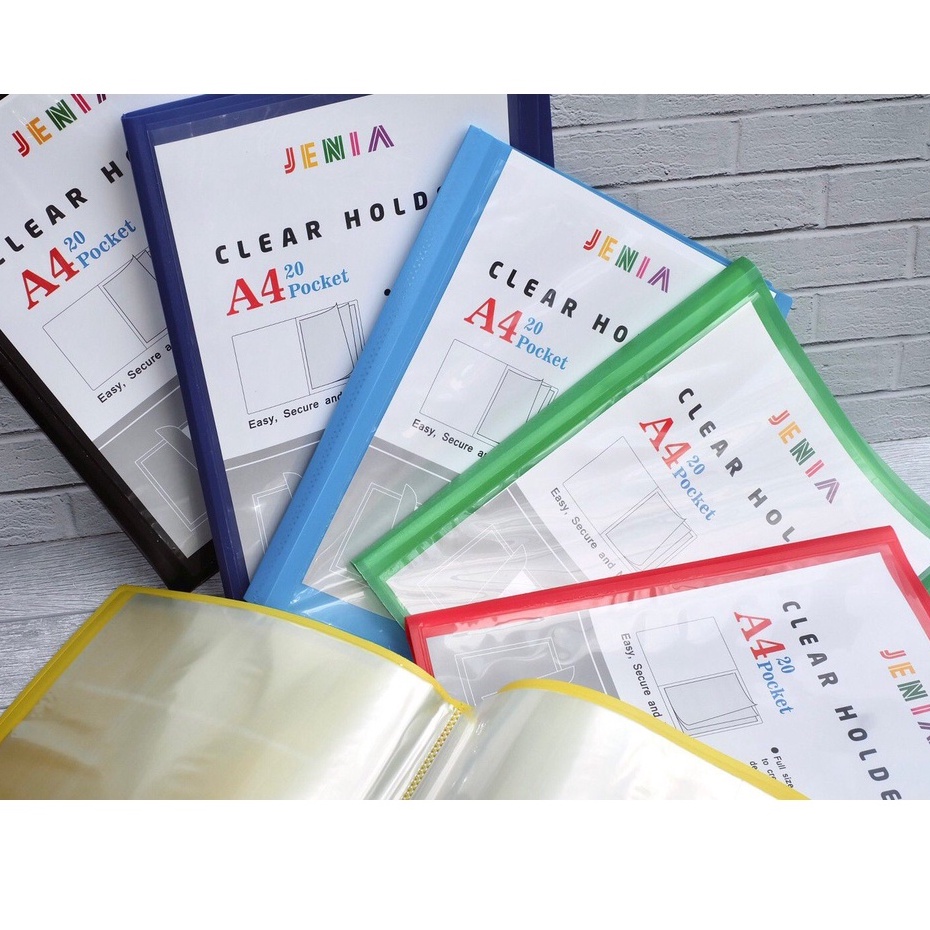 Jual Clear Holder A4 20 Poket | Shopee Indonesia