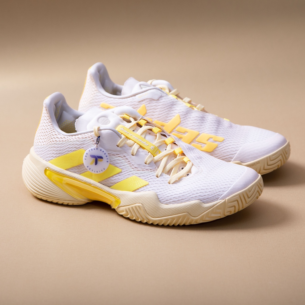 Jual Sepatu Tenis Tennis Shoes adidas Barricade M Ecru Tint Beam Almost ...