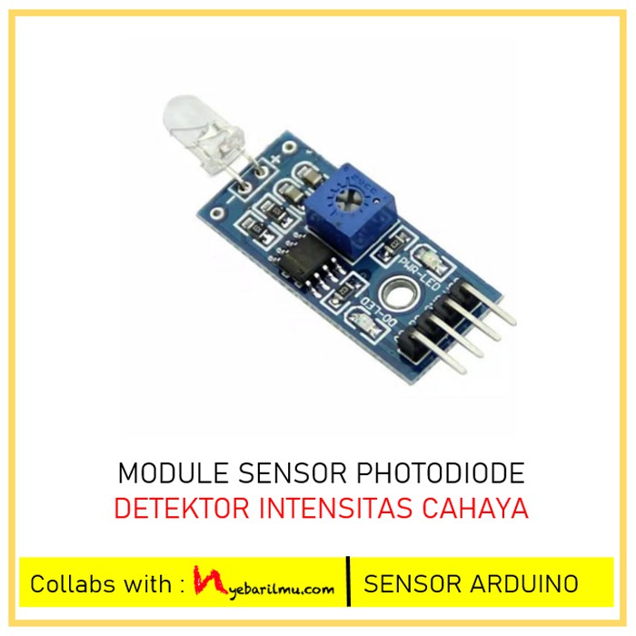 Jual Module sensor photodiode Arduino - Detektor Intensitas cahaya ...
