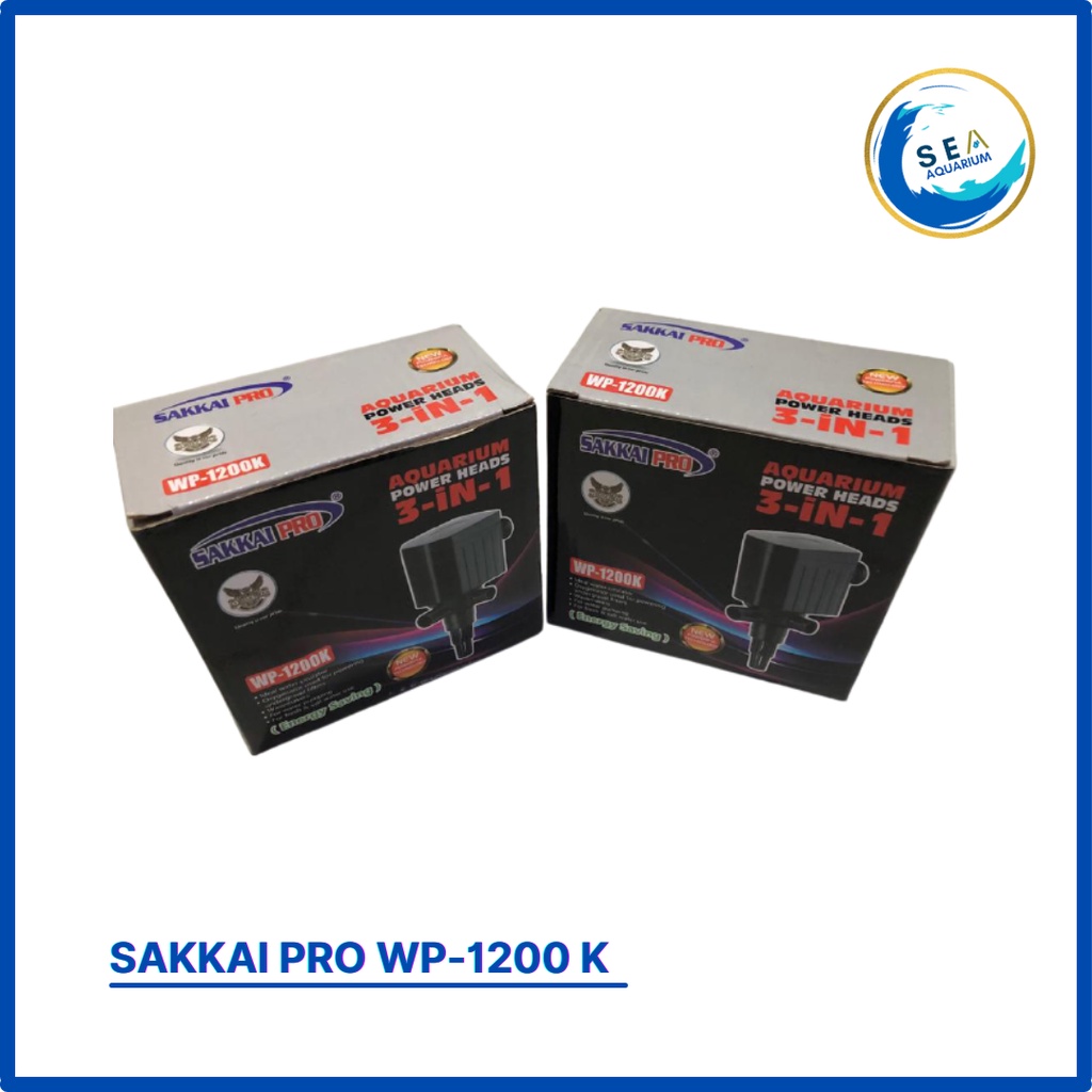 Jual Sakkai Pro WP-1200K Mesin pompa Aquarium Sakkai PRO Aquascape ...