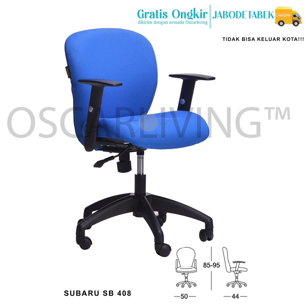 Jual Subaru SB 408 Kursi Kantor / Office Chair / Kursi Kerja - KHUSUS ...