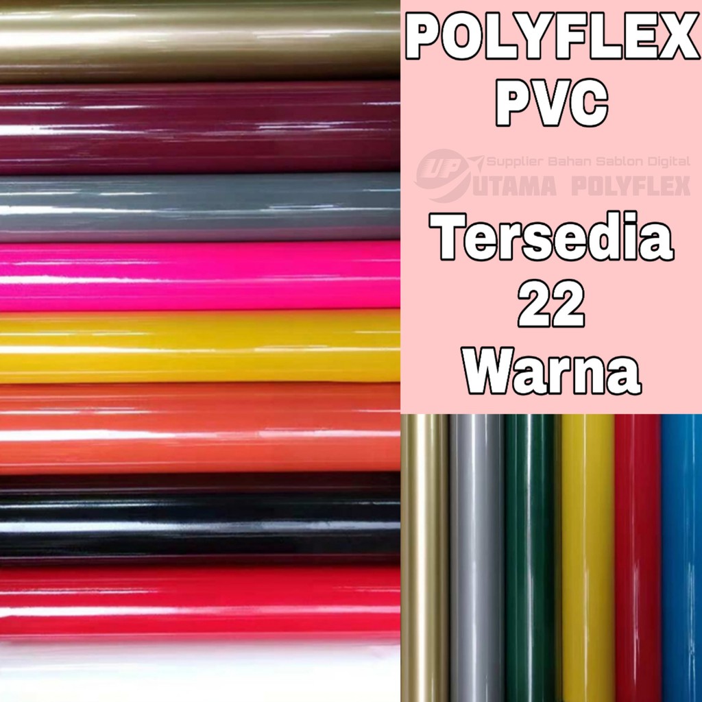 Jual Polyflex PVC Korea Best Seller / PVC Flex / Sticker Polyflek / Poliflex | Shopee Indonesia