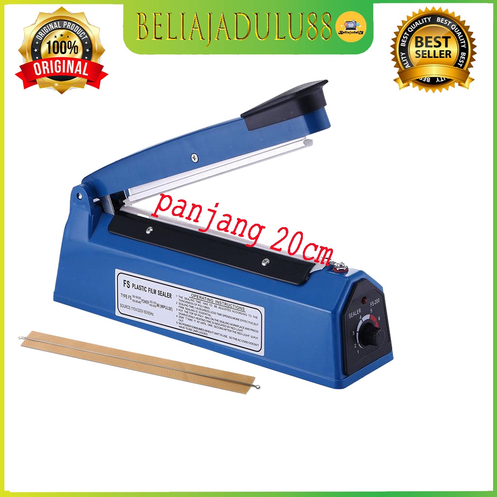 Jual Beliajadulu88 Alat Press Plastik Impulse Sealer 20 CM alat Perekat ...