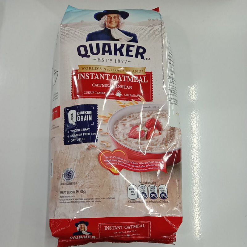 Jual QUAKER INSTANT OATMEAL 800 gram | Shopee Indonesia
