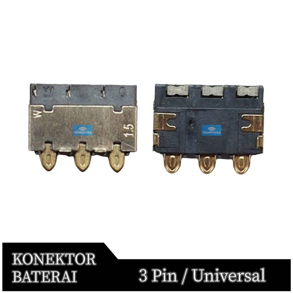 Jual Konektor baterai Connector battery 3 Pin Universal | Shopee Indonesia