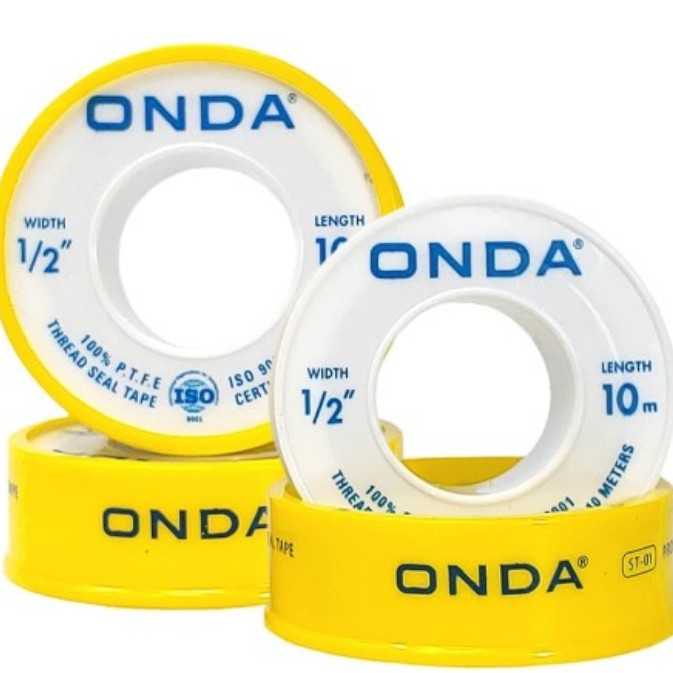 Jual Seal Tape ONDA 10 Meter SEALTAPE / Isolasi Pipa Keran Siltip ONDA ...