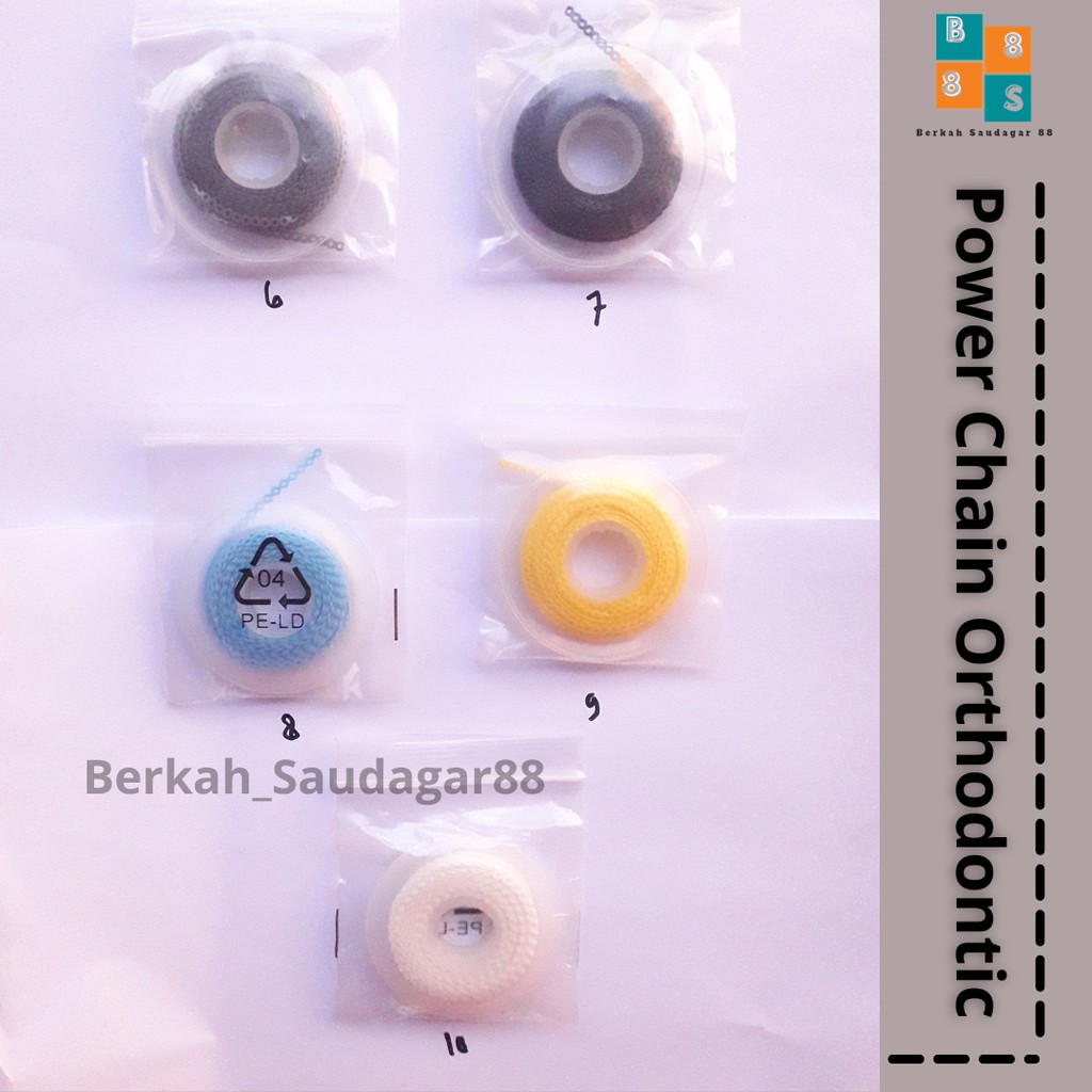 Jual Power Chain Orthodontic behel 4 meter | Shopee Indonesia