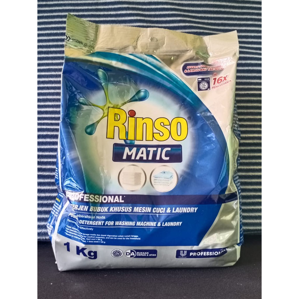 Jual Rinso matic detergent bubuk 1 kg | Shopee Indonesia