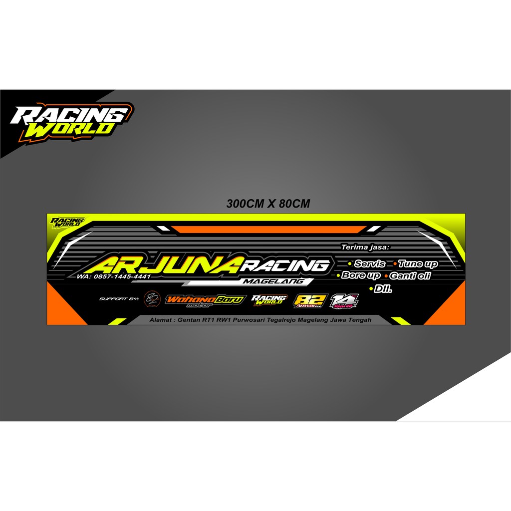 Jual CETAK SPANDUK BANNER MMT BACKDROP DESAIN GRATIS BAHAN TEBAL ...