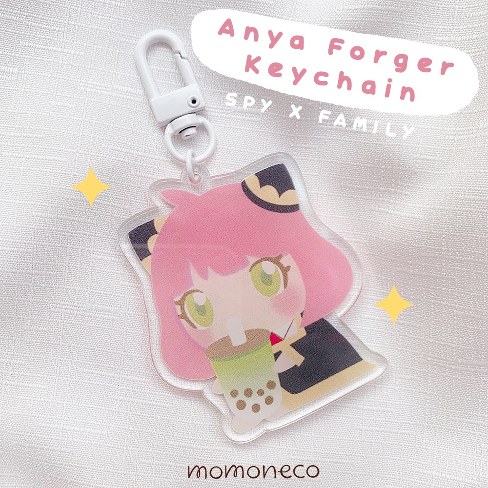 Jual SPY X FAMILY Anya Forger Keychain Acrylic - Momoneco | Shopee ...