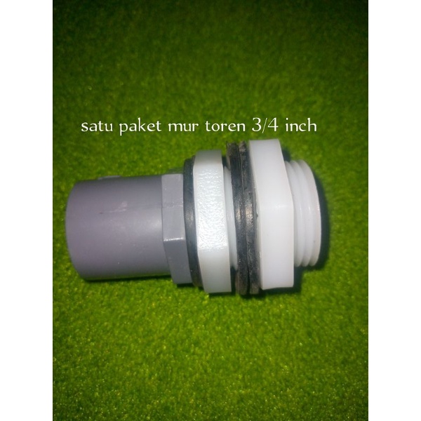 Jual SATU PAKET MUR TOREN 3/4 INCH + SDL 3/4 INCH | Shopee Indonesia