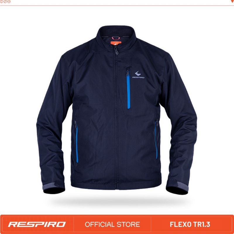 Jual Jaket Respiro FLEXO TR1.3 | Jaket Motor Harian Anti Angin Pria Wanita Windproof Original ...