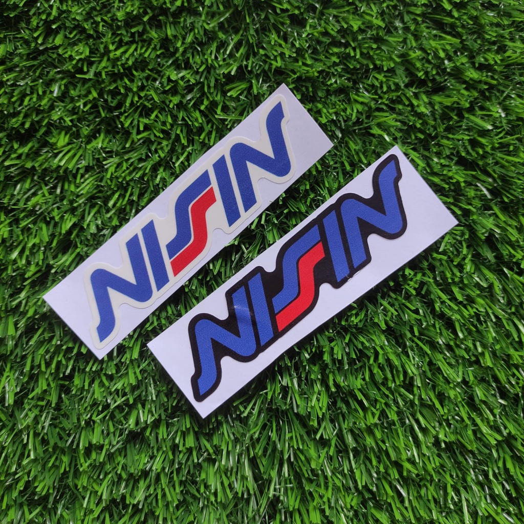 Jual Sticker NISSIN Laminasi Glossy sudah Cutting Min. order 20 ribu ...
