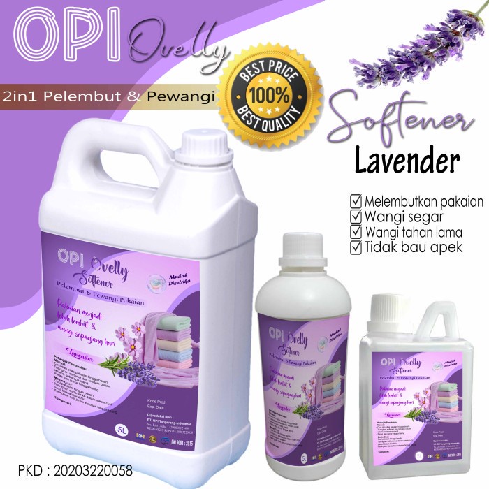 Jual 1 liter dan 5 liter Softener Lavender dan lainnya (pelembut dan ...
