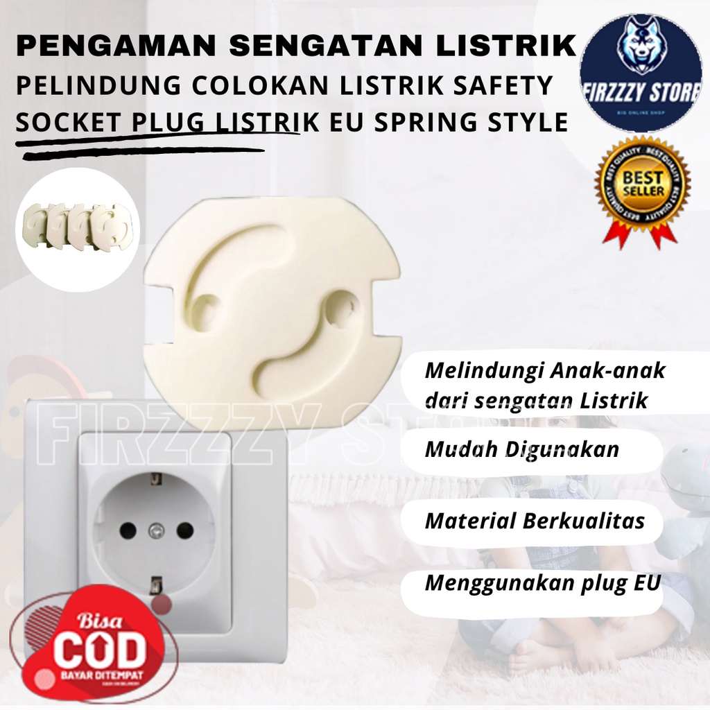 Jual Pengaman Sengatan Listrik Pelindung Colokan Listrik Safety Socket ...