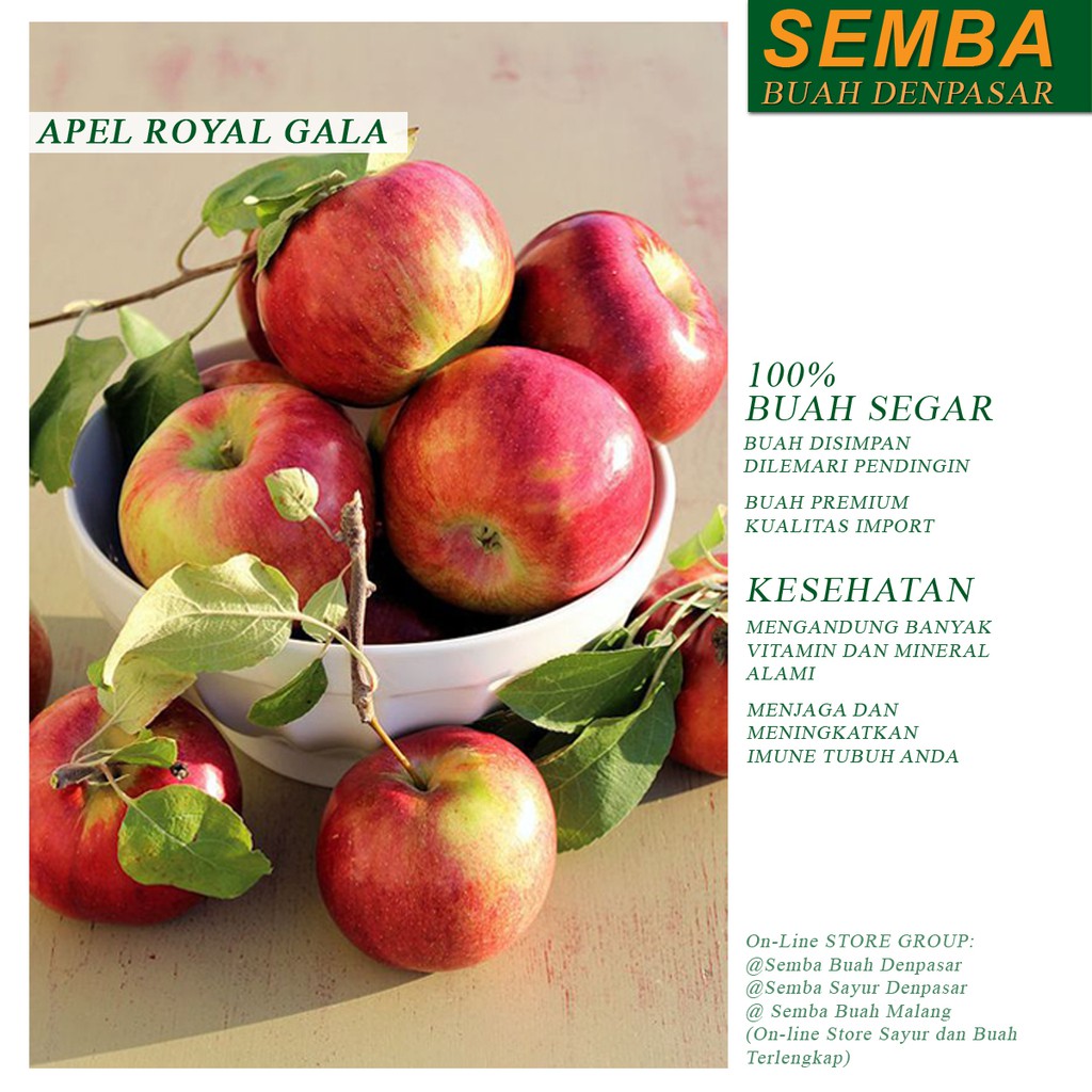 Jual APEL ROYAL GALA buah fruit sayur sayuran sembako pangan food bahan ...