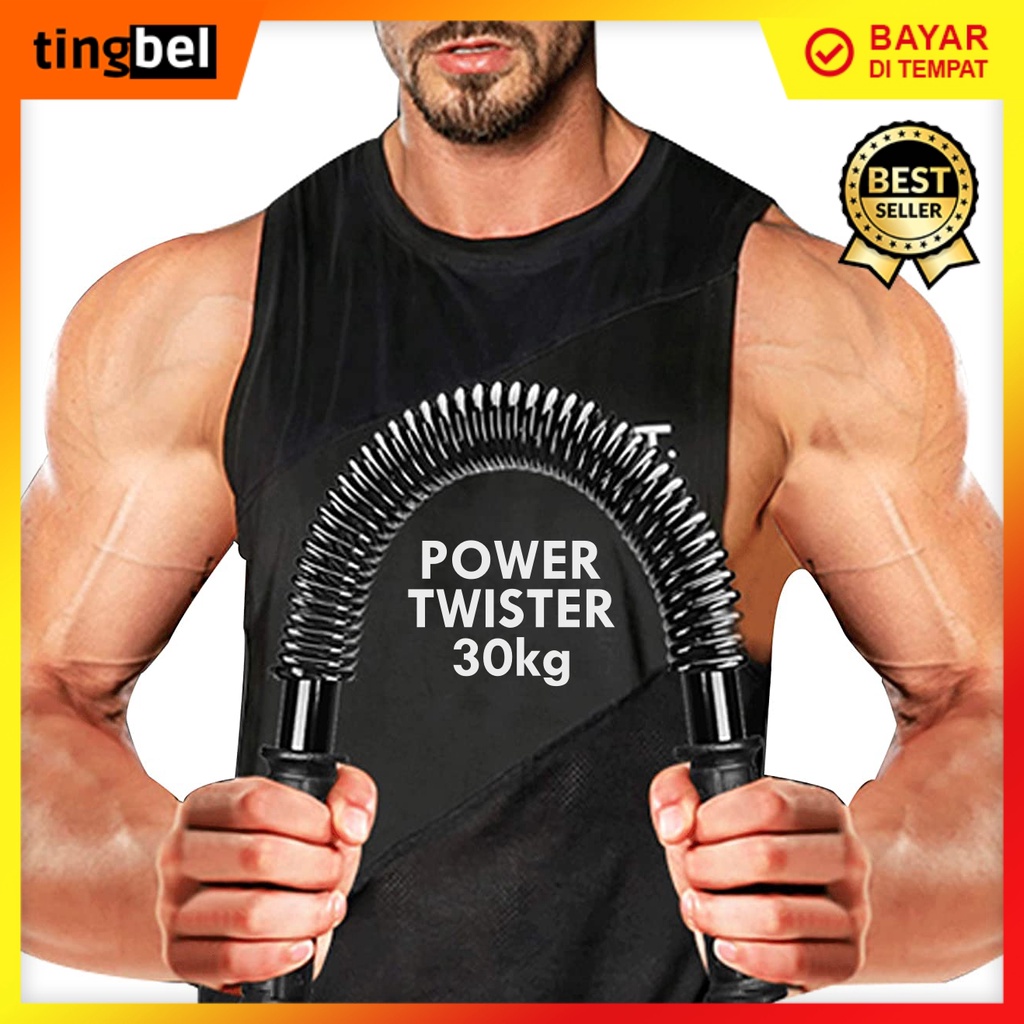 Jual Power Twister 30kg Chest Portable Spring Arm Exerciser Strength ...