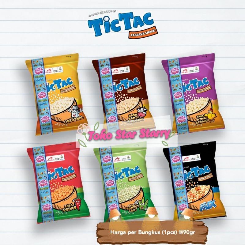 Jual [Per 1pcs] 80gr Kacang Pilus tic tac / Kacang tictac Snack tic tac ...