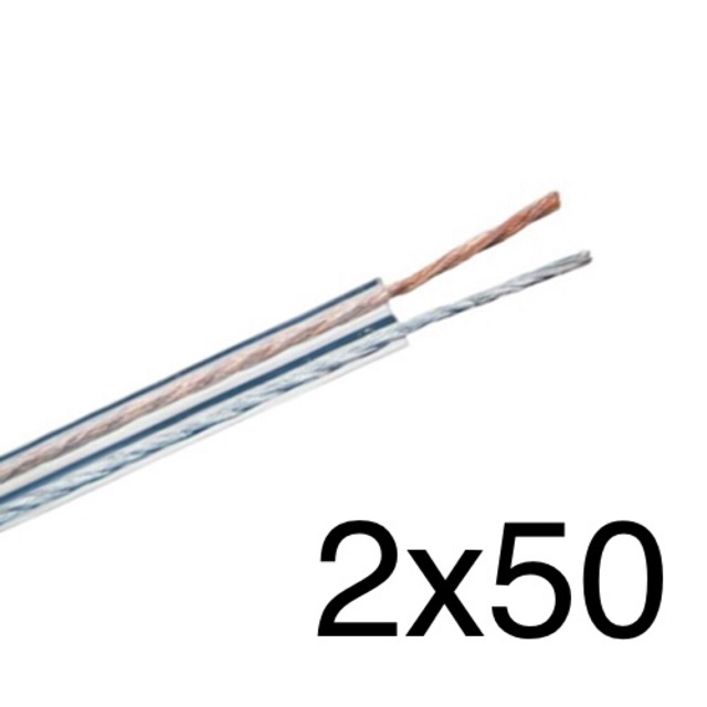 Jual Kabel Transparan Serabut isi 2 - 2x50 Meteran | Shopee Indonesia