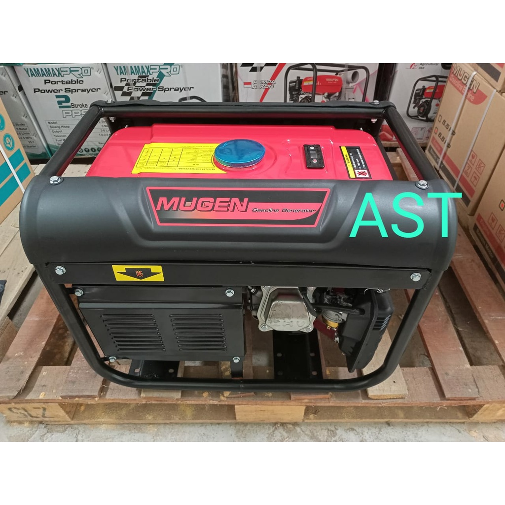 Jual GENSET MUGEN 4200 RR DOUBLE STATER+RODA GASOLINE GENERATOR / MUGEN ...