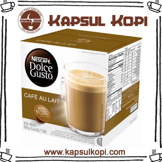 Jual Cafe Au Lait Kapsul Kopi Nescafe Dolce Gusto NDG Coffee Capsule ...