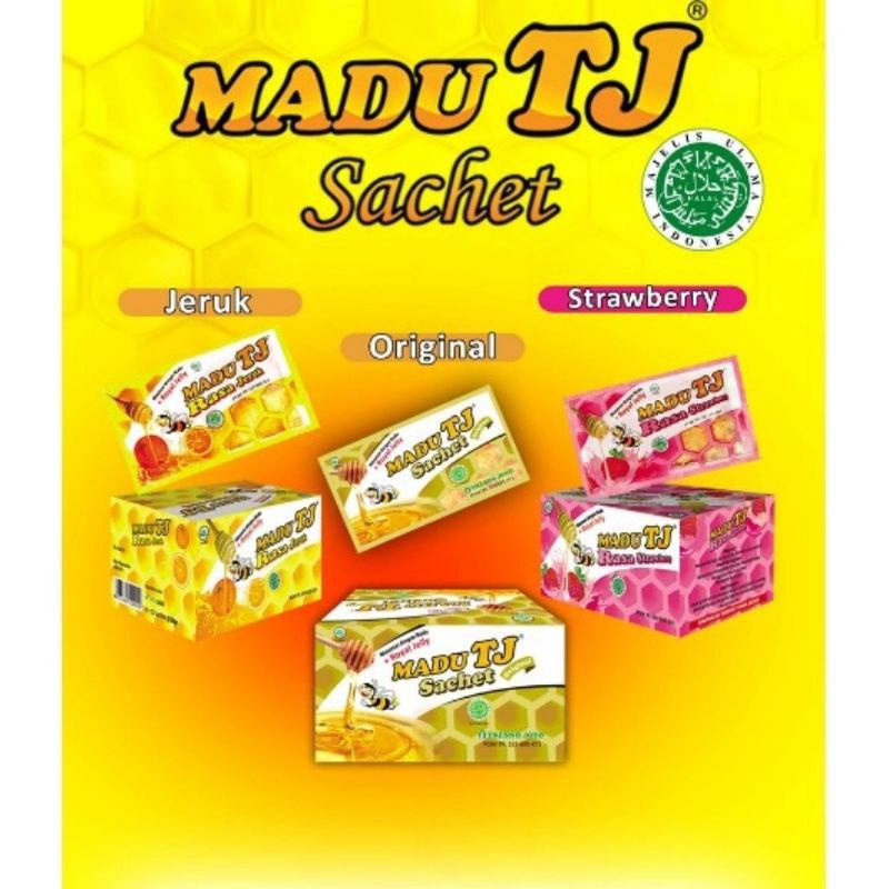 Jual TRESNOJOYO MADU TJ RASA JERUK/STRAWBERRY PER SACHET - ED 03/2027 ...
