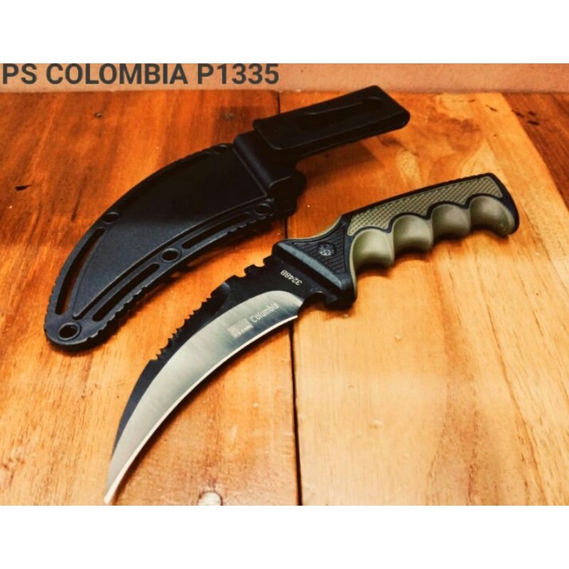 Jual PISAU KARAMBIT COLUMBIA P1335 SURVIVAL KIT | Shopee Indonesia