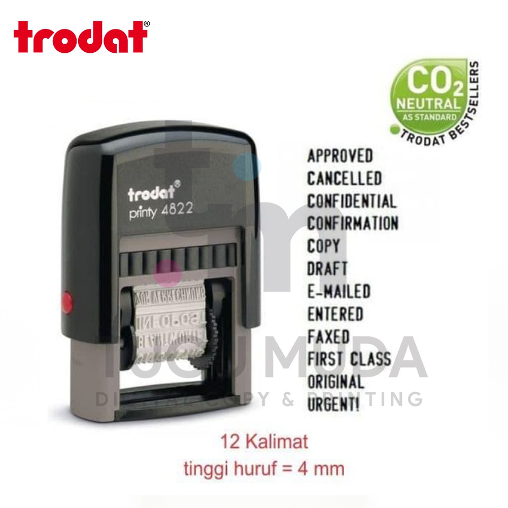Jual Trodat Printy 4822 Text Dial A Phrase - Stempel Frasa Otomatis ...