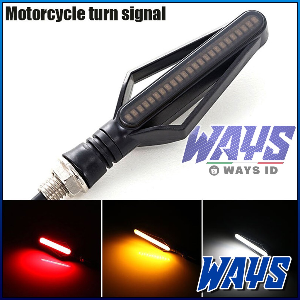 Jual [L195] Lampu Sein Sen Senja Running 2in1 LED Motor Aerox Tiger ...
