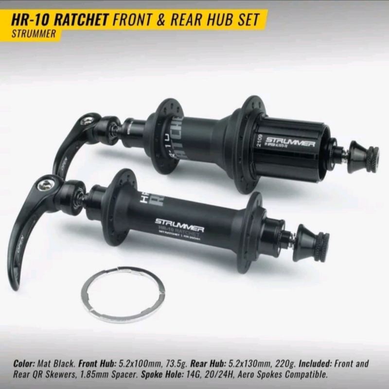 Jual Hub Freehub Balap Strummer HR-10 HR 20 Ratchet HR-100 dan HR-200 6 ...