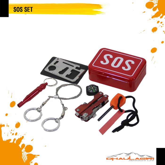 Jual SOS Survival Kit Emergency Tools Set 7in1 | Shopee Indonesia